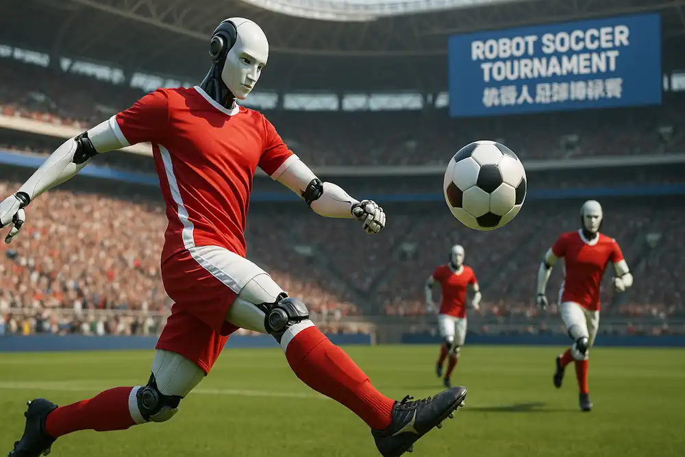 China’s Humanoid Robots Outshine National Soccer Team In AI-Powered ...
